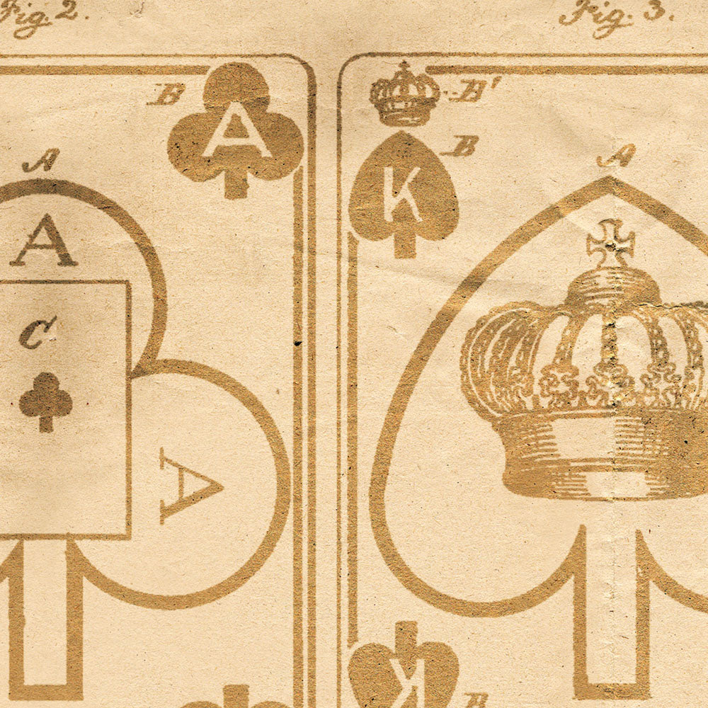 1877 Playing Cards Patent Pended Retro Poster - 24" x 36" – Retro42