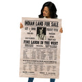 Indian Land For Sale Retro Poster - 24" x 36" – Retro42