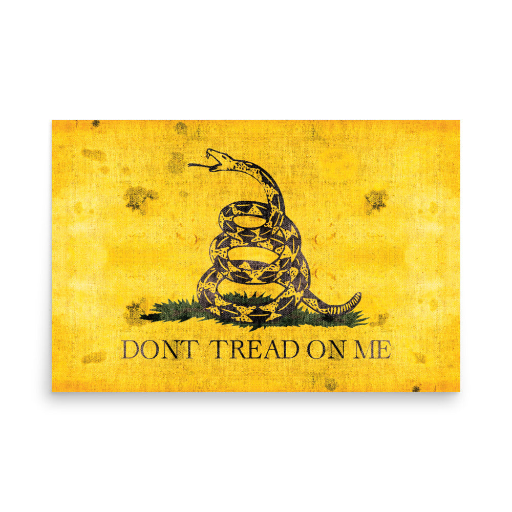The Dont Tread On Me Retro Poster - 36" x 24" (2) – Retro42