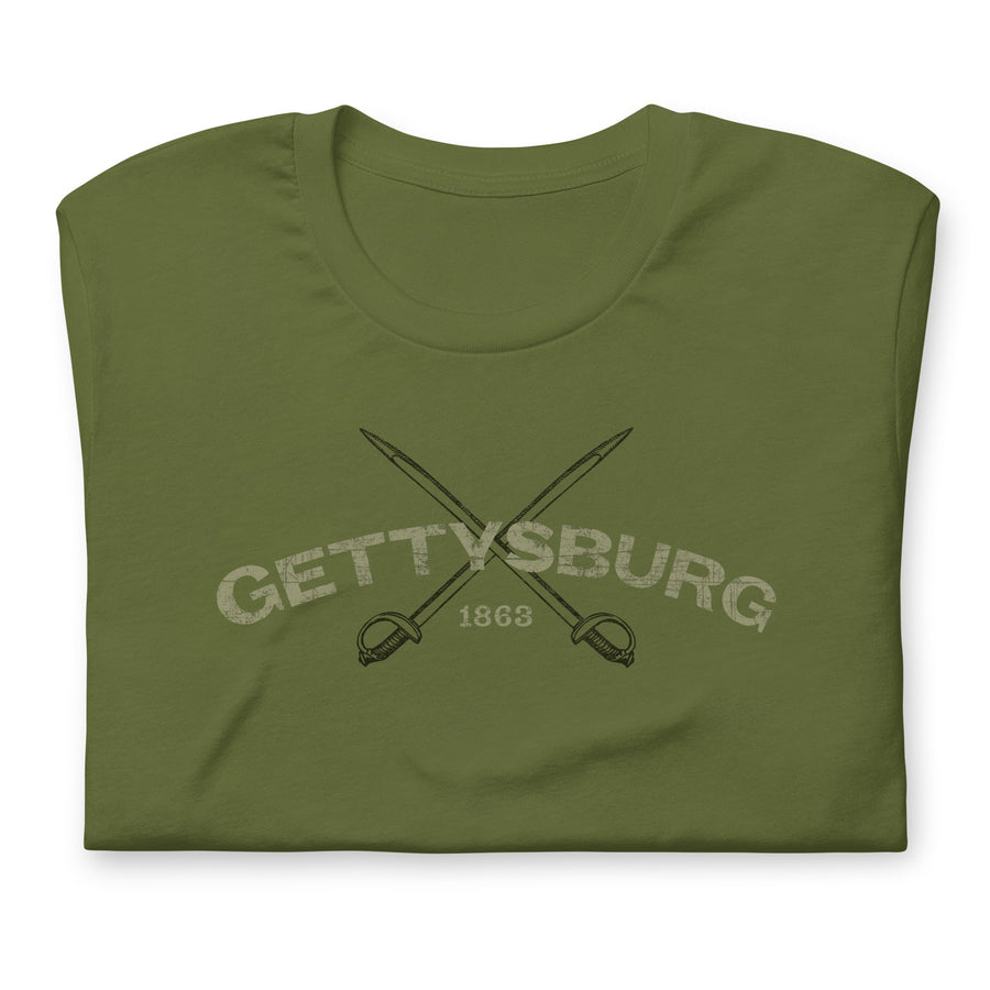 The Battle of Gettysburg 1863 Premium Cotton Retro Tee (unisex) – Retro42