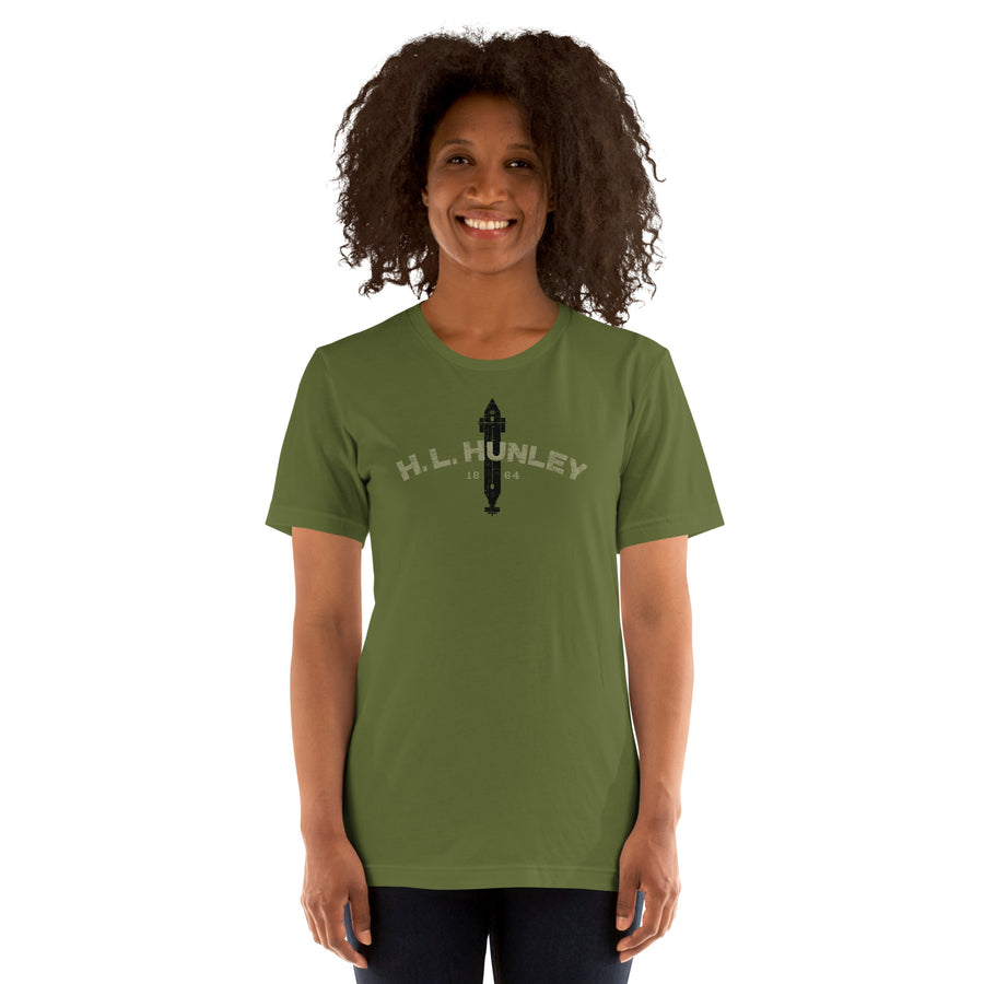 The H. L. Hunley Premium Cotton Retro Tee (unisex) – Retro42