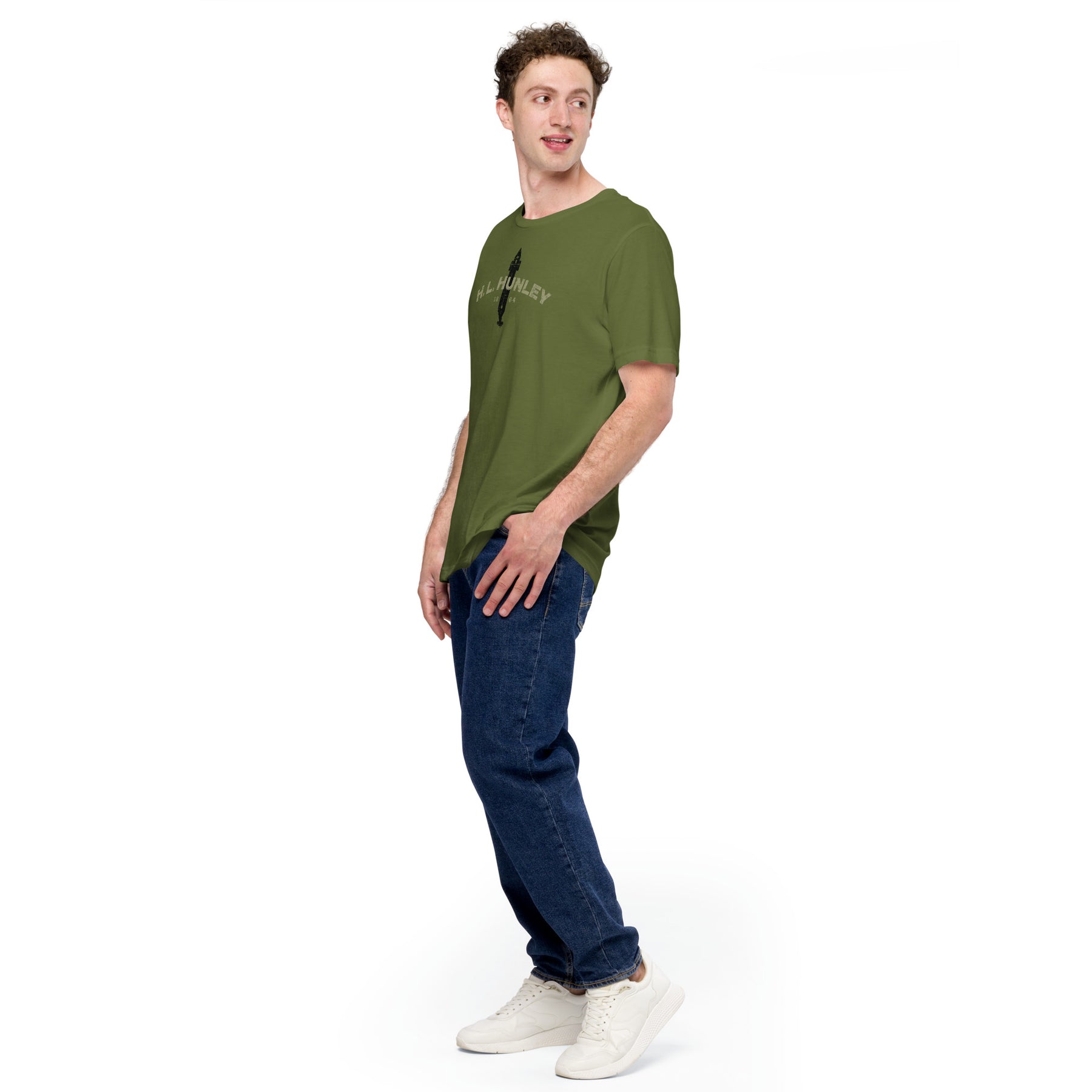 The H. L. Hunley Premium Cotton Retro Tee (unisex) – Retro42